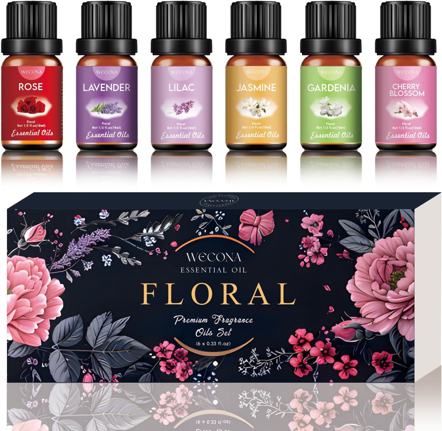 Amazon.com: Floral Essential Oils Set for Diffusers & Candle Making ...