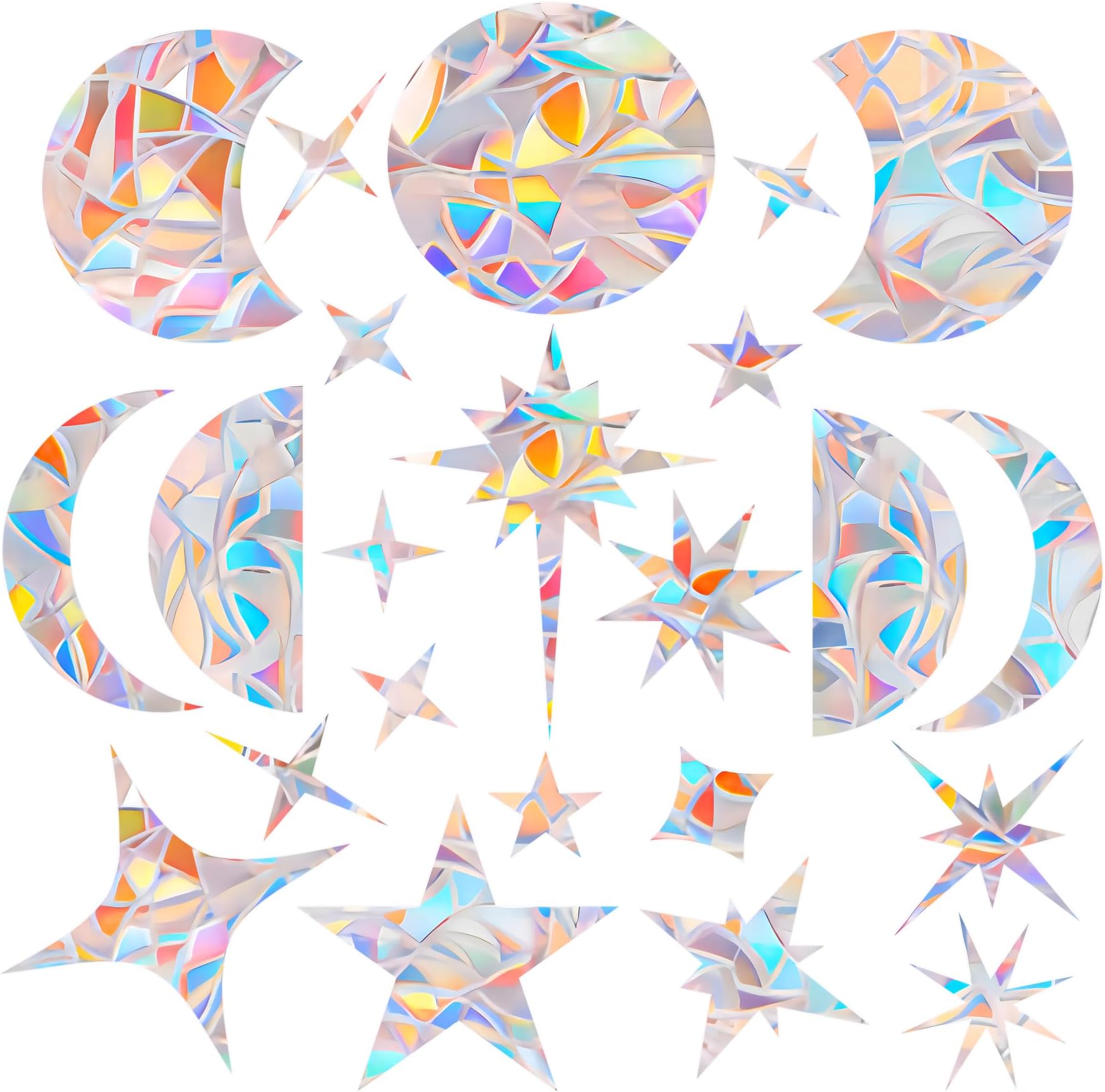 Amazon.com: Star Window Decals for Bird Strikes - Anti-Collision Window ...