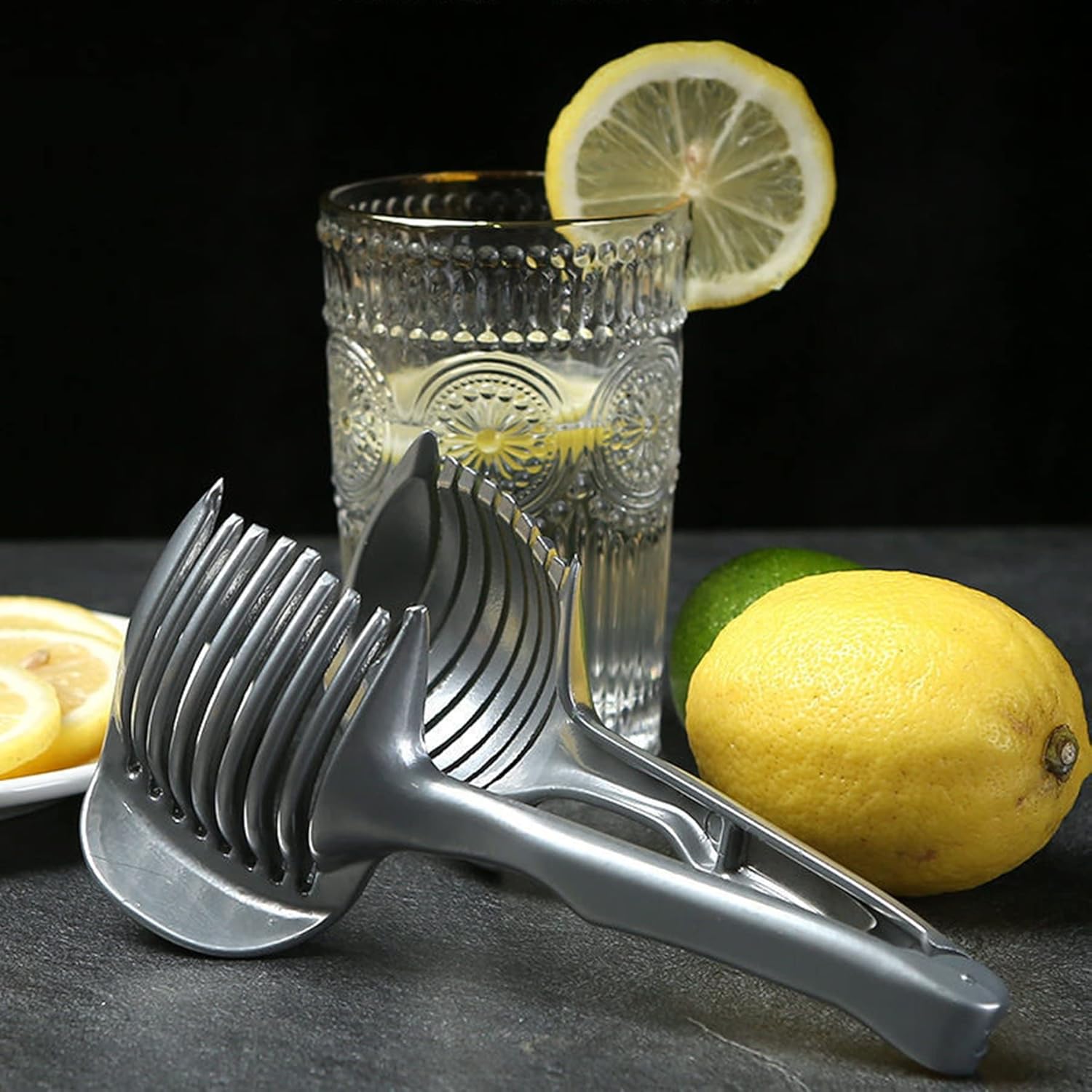 Amazon.com: SHZMJL Onion, Tomato, Lemon Slicer Holder,Cutter holder ...
