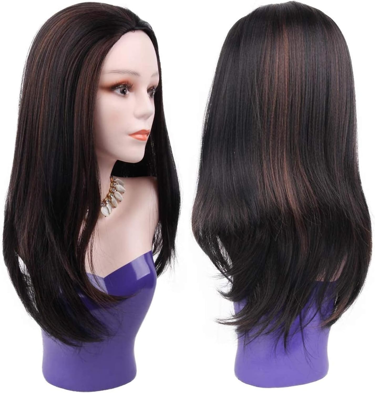 Amazon.com : OUTRE Synthetic Hair Half Wig Quick Weave Ashani (1 ...