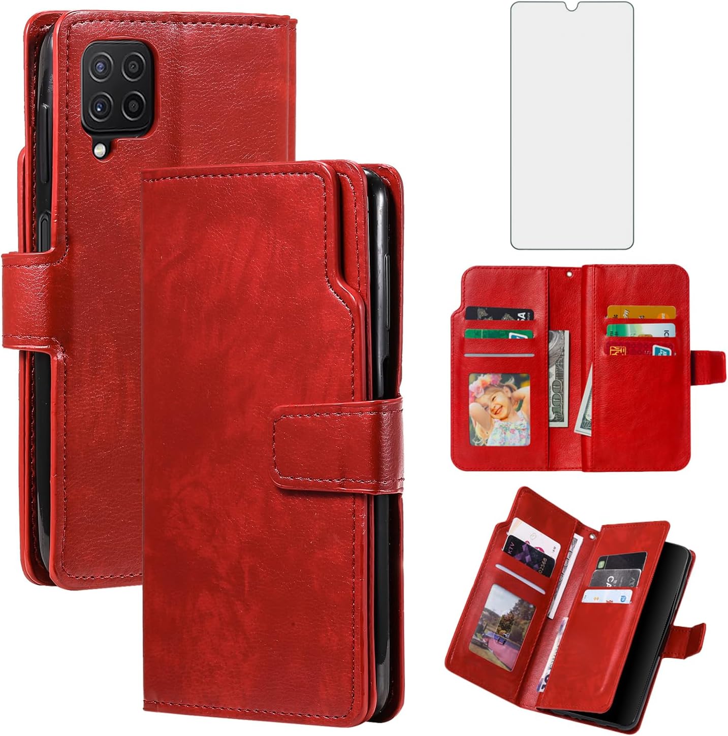 Amazon.com: Asuwish Phone Case for Samsung Galaxy A42 5G Wallet Cover ...