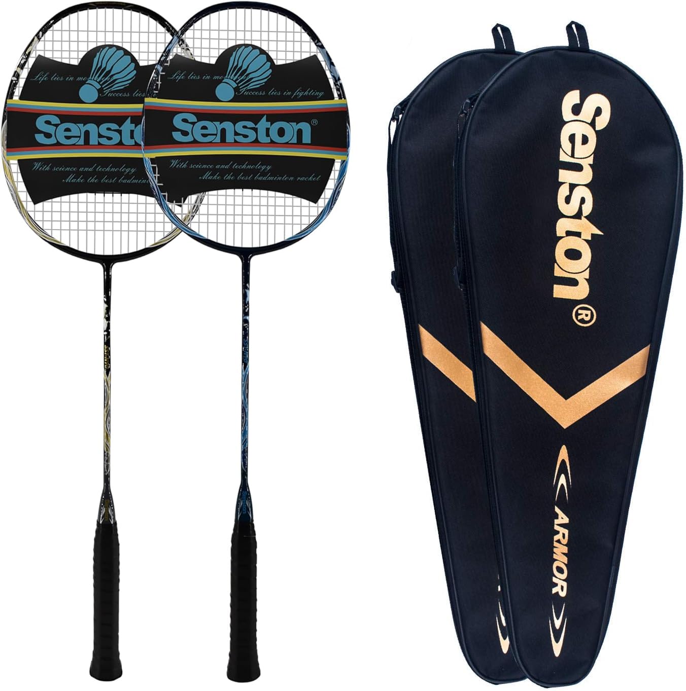 Snapklik.com : Senston N90-2 Pack Badminton Racquet, Professional Full ...