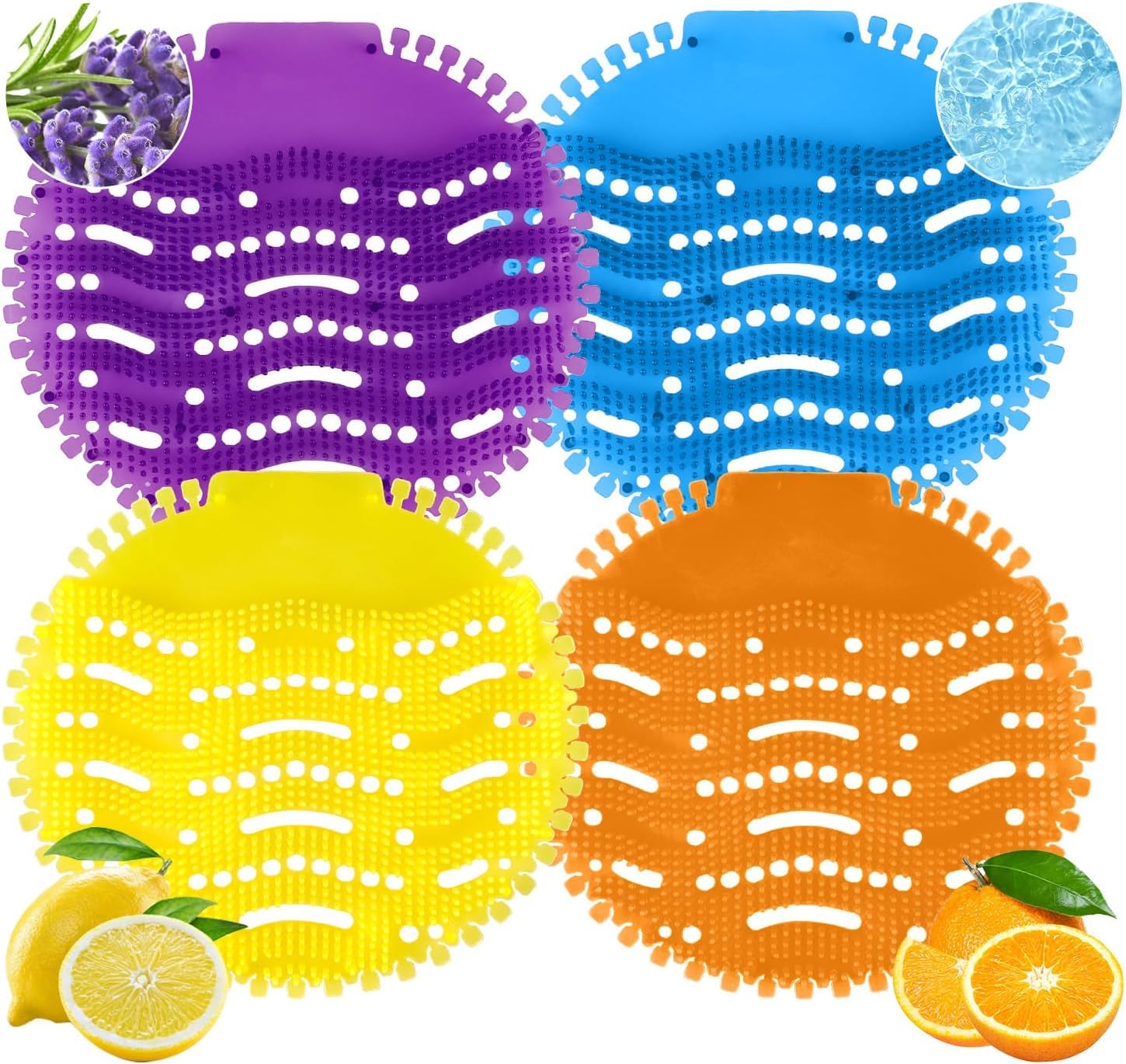 Urinal Screen Mats With Fragrance(Pack Of 10 Pcs, Mix Flavour Box ...