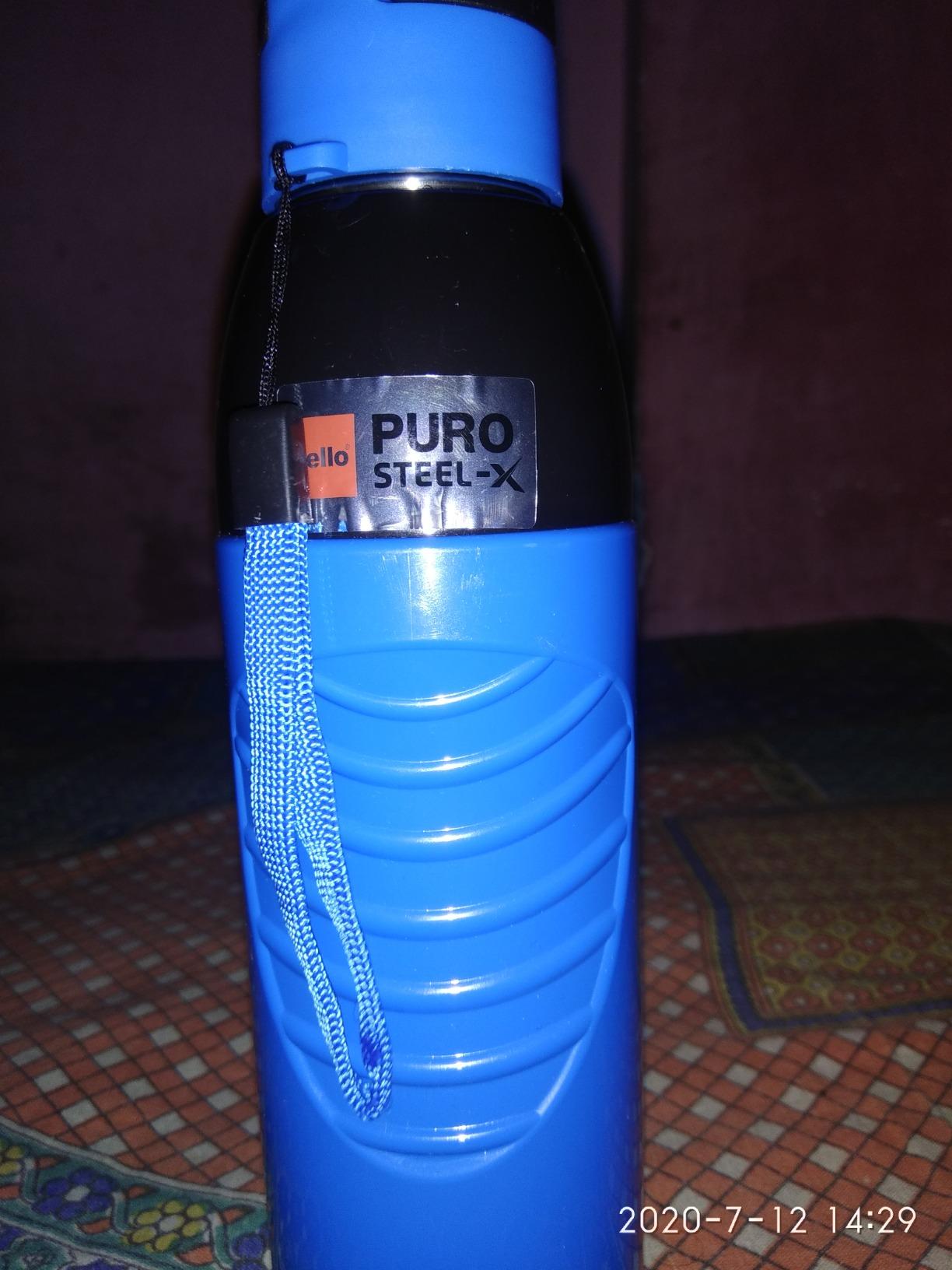 Cello Puro Steel-X Zen 600 | Water Bottle with Inner Steel and Outer ...