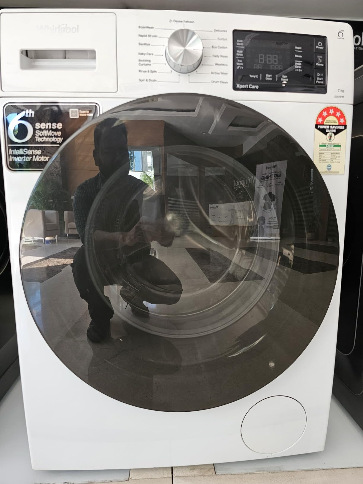 Whirlpool 7 Kg 5 Star Inverter Front Load Fully Automatic Washing ...