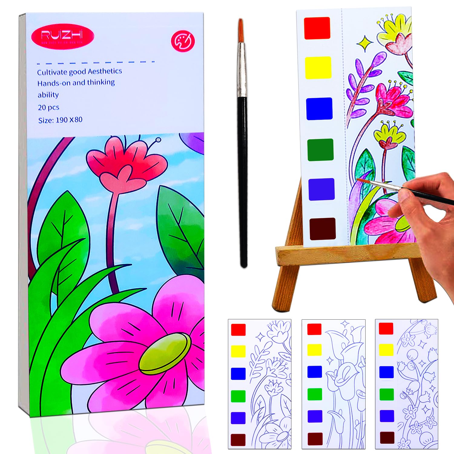 Snapklik.com : Water Color Paint Sets For Kids, Pocket Watercolor ...