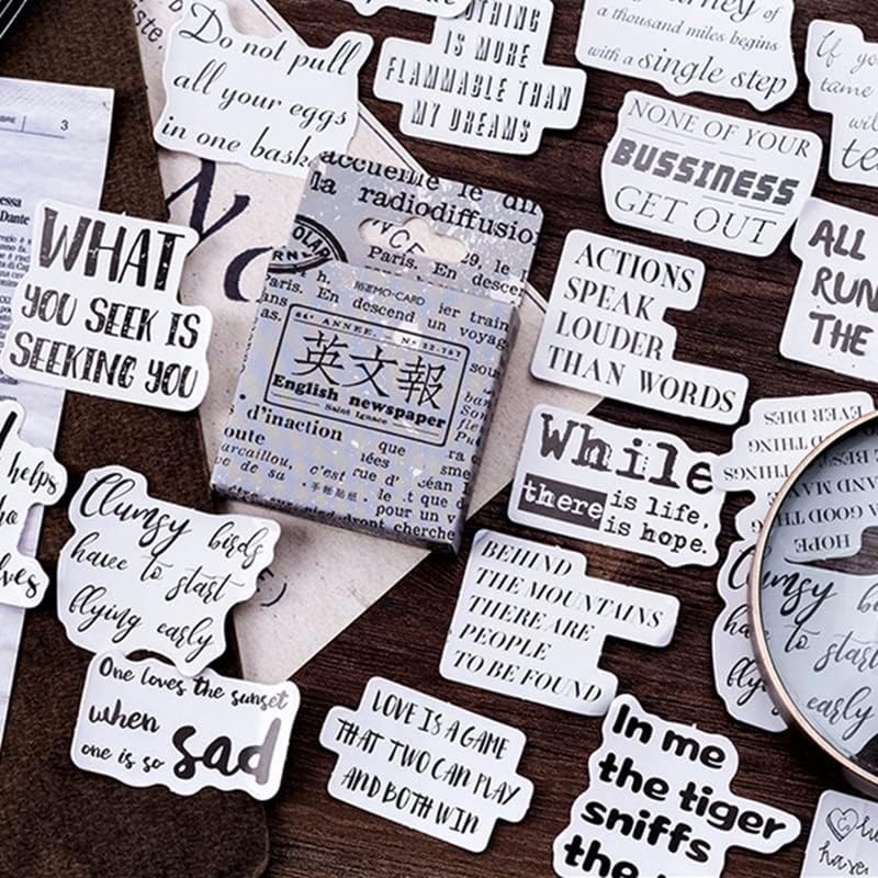 Amazon.com: Obujopal 46PCS Words Stickers for Junk Journal ...