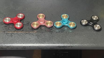 Amazon.com: ATESSON Fidget Spinner Toy, 4 to 10 min Spins, Ultra ...
