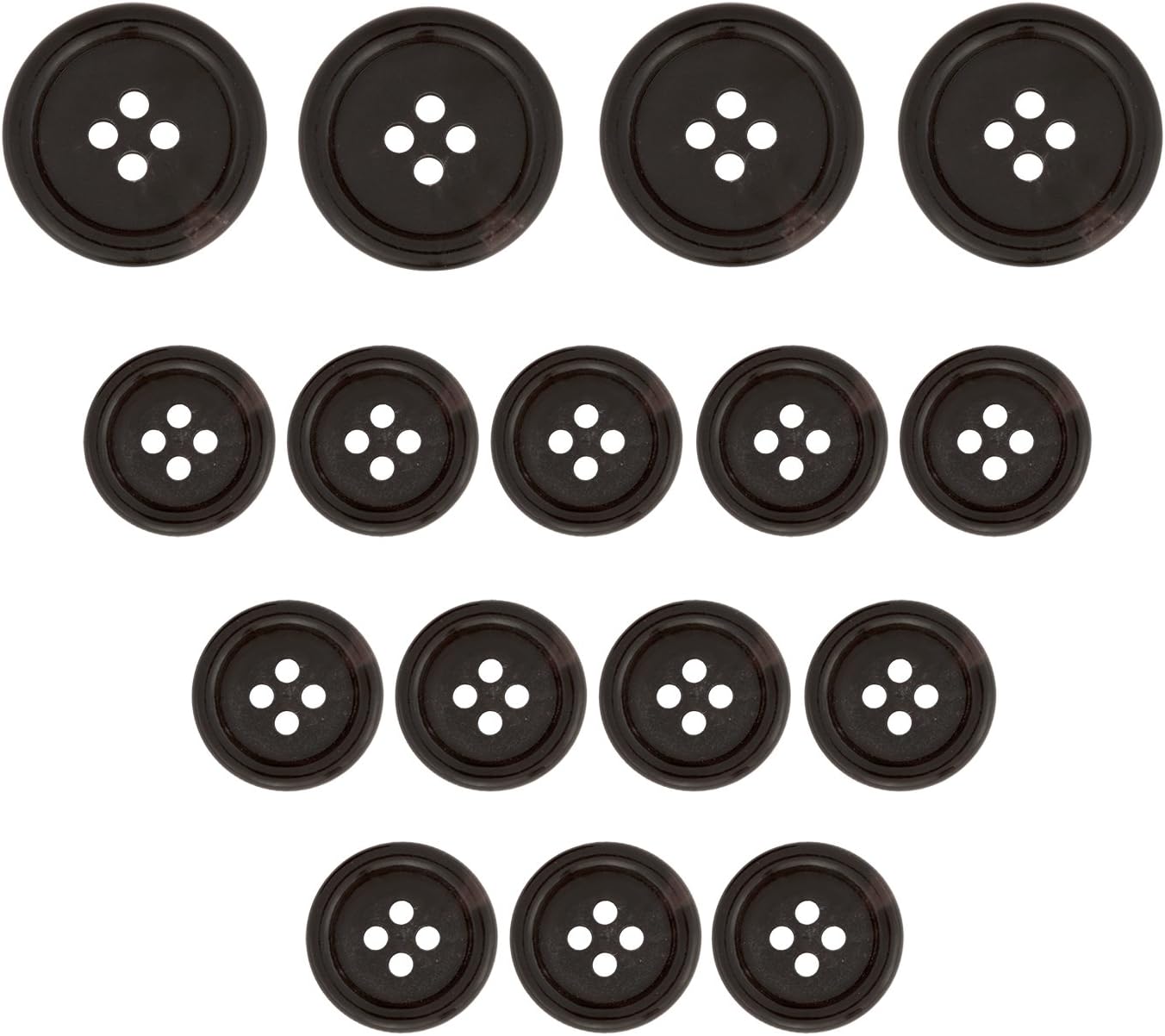 Amazon.com: ButtonMode Basic Suit Buttons 16pc Set Includes 4 Buttons ...