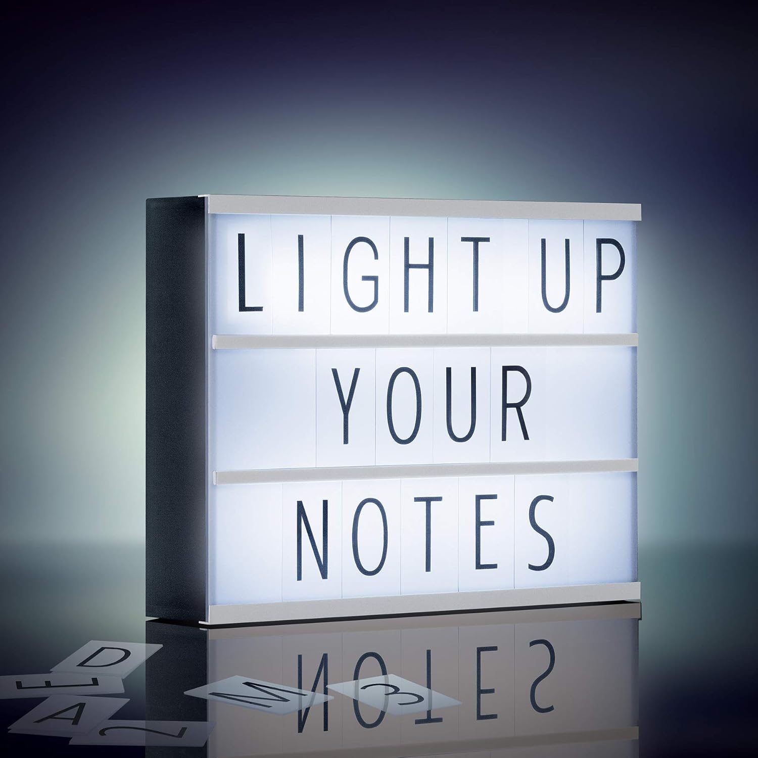 Amazon.com: Merkury Innovations Light Up Box LED Message Letter Board ...