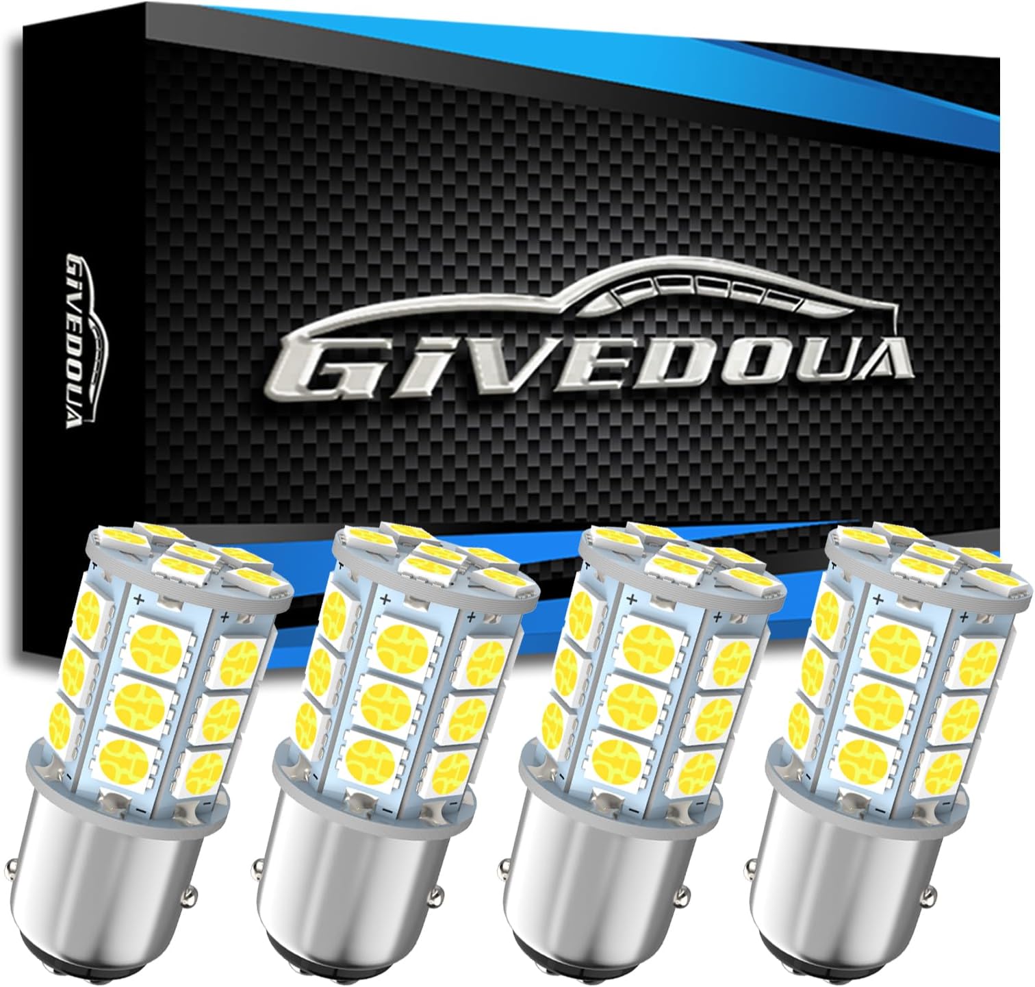 Amazon.com: 1157 White LED Light Bulbs 1157 BAY15D 5730 33SMD Super ...