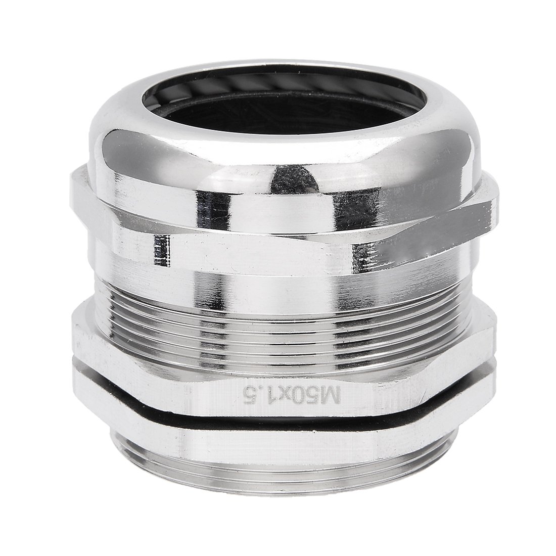 Amazon.com: uxcell Glándulas de cable impermeables de metal M50 Juntas de glándulas de cable ...