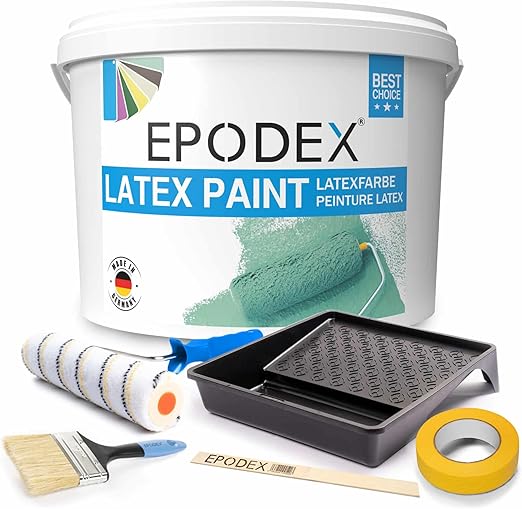 EPODEX® Latex Paint Satin Gloss Latex Paint | Abrasion Resistant ...