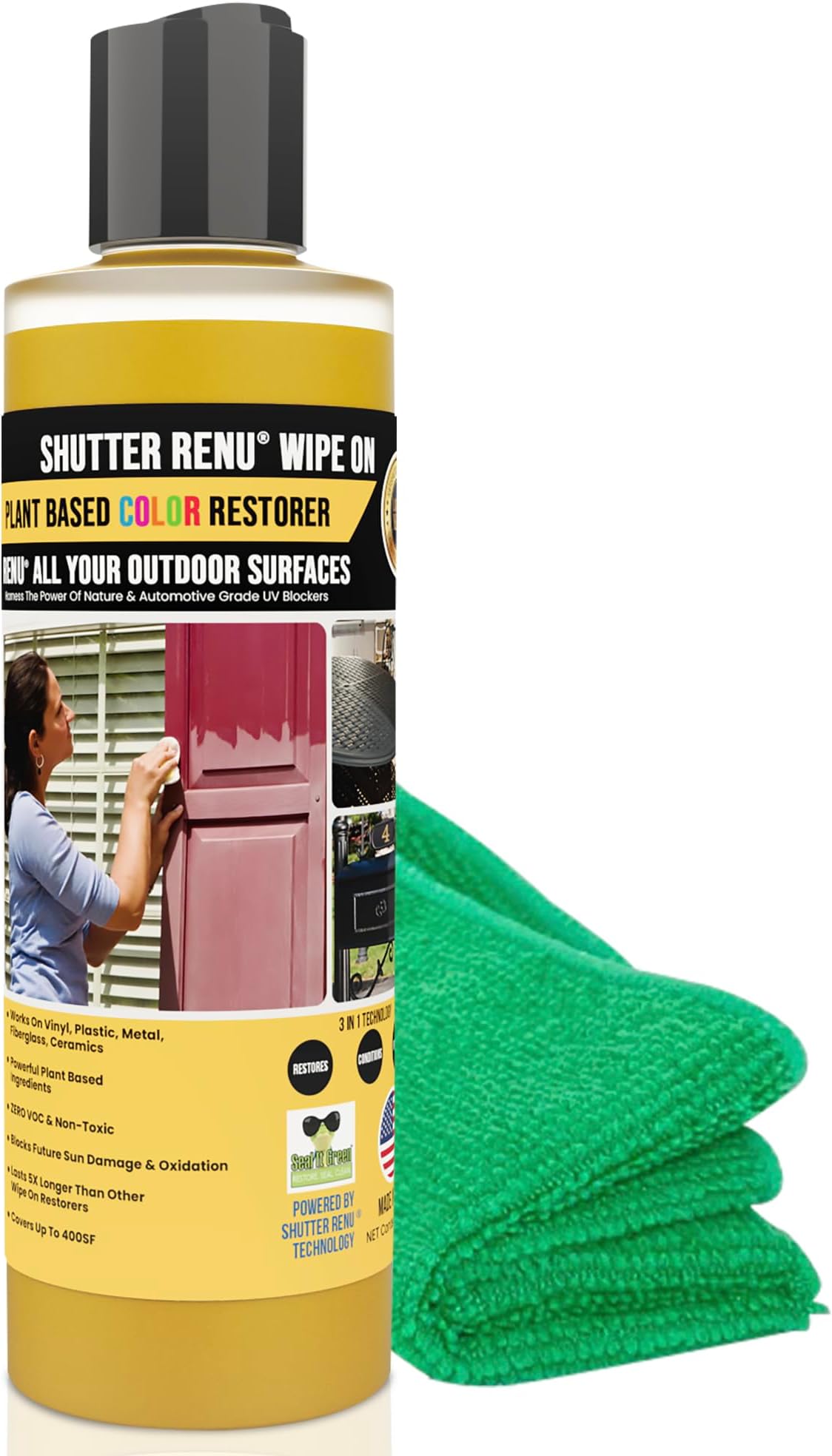 Amazon.com: Shutter Renu Wipe On | Advanced Color Restorer & Protectant ...