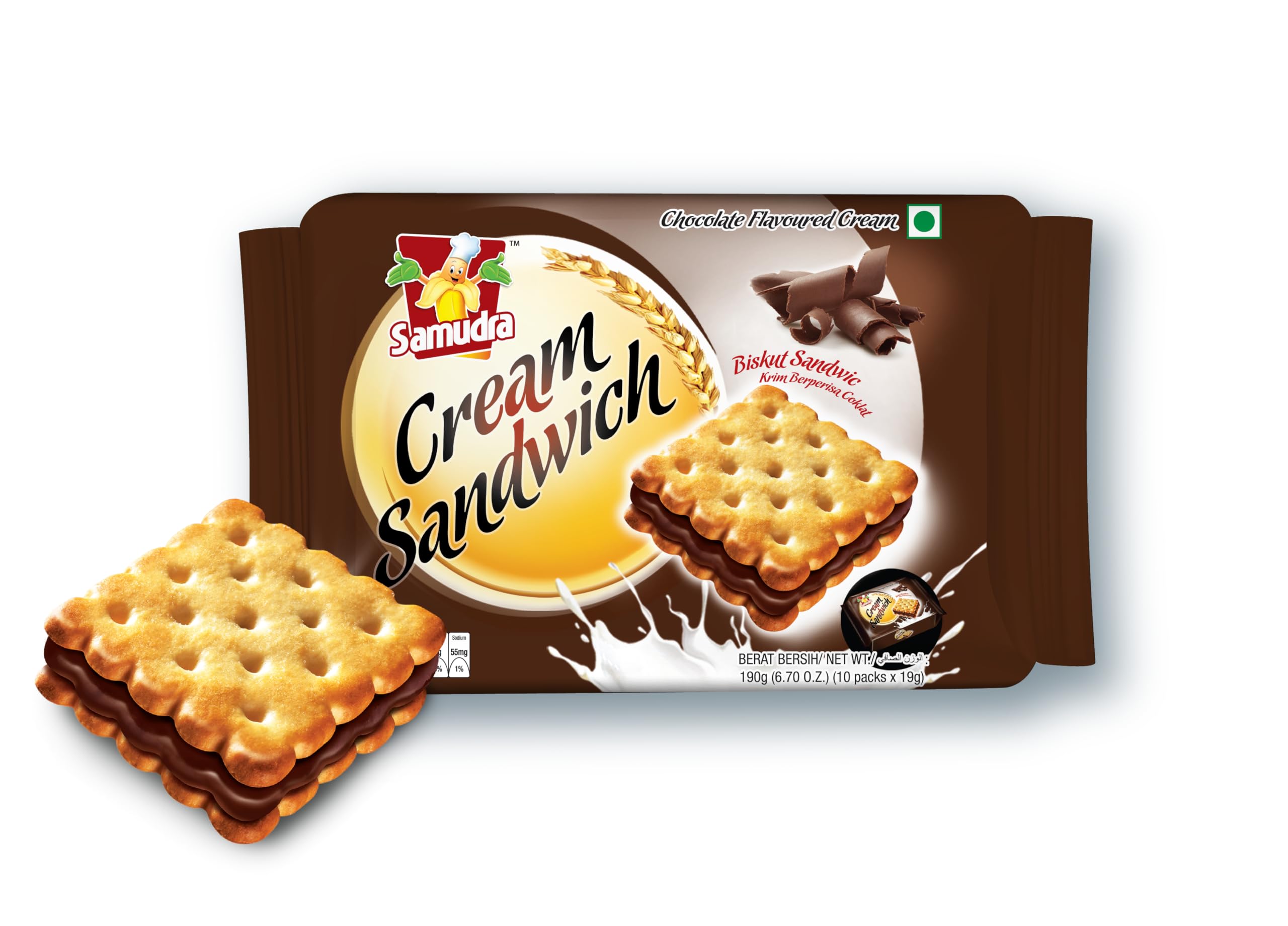 Buy Samudra Chocolate Cream Biscuits | Chocolate Sandwich Biscuits ...