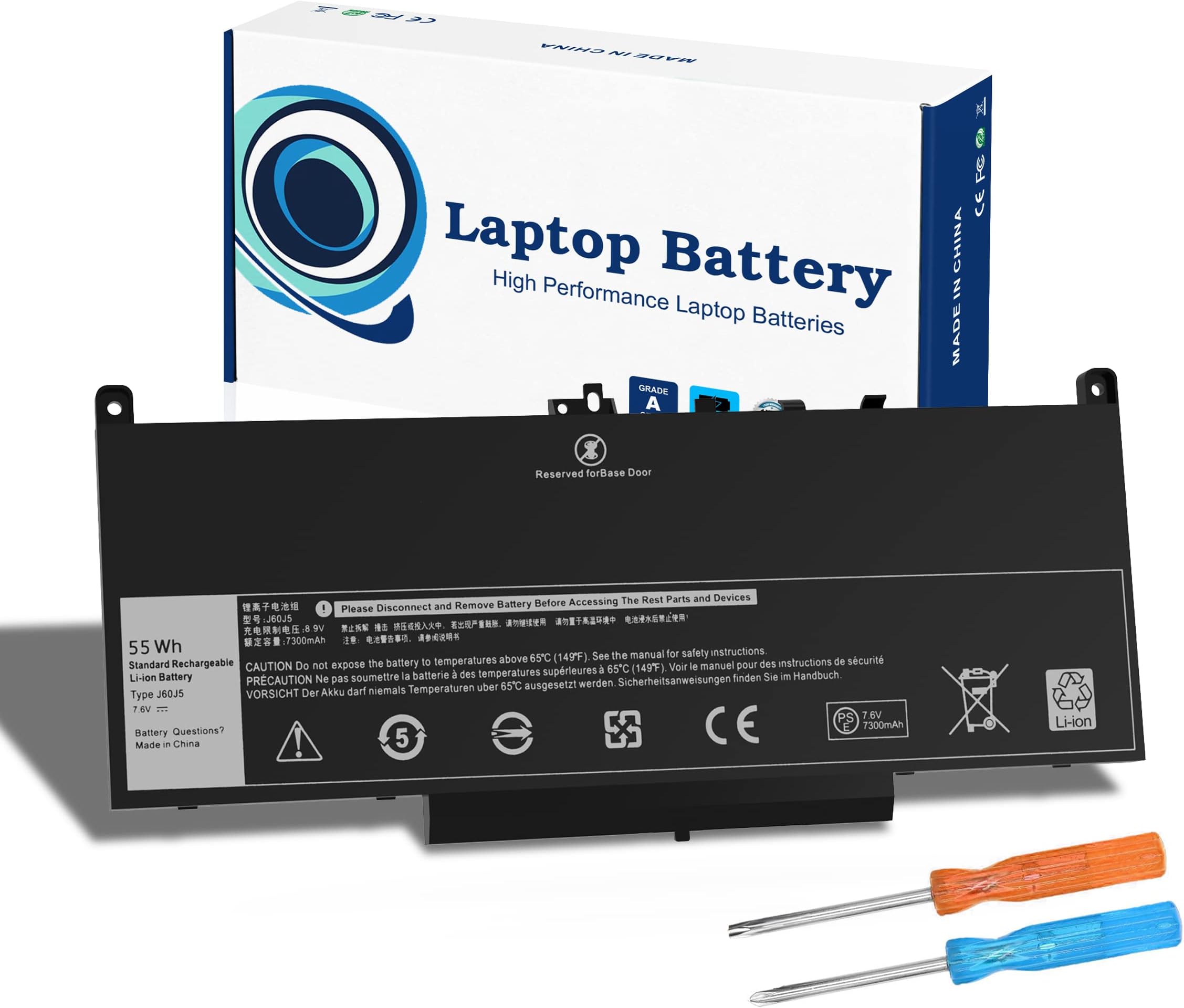 Amazon.com: J60J5 Battery E7270 Battery E7470 Battery Compatible with ...