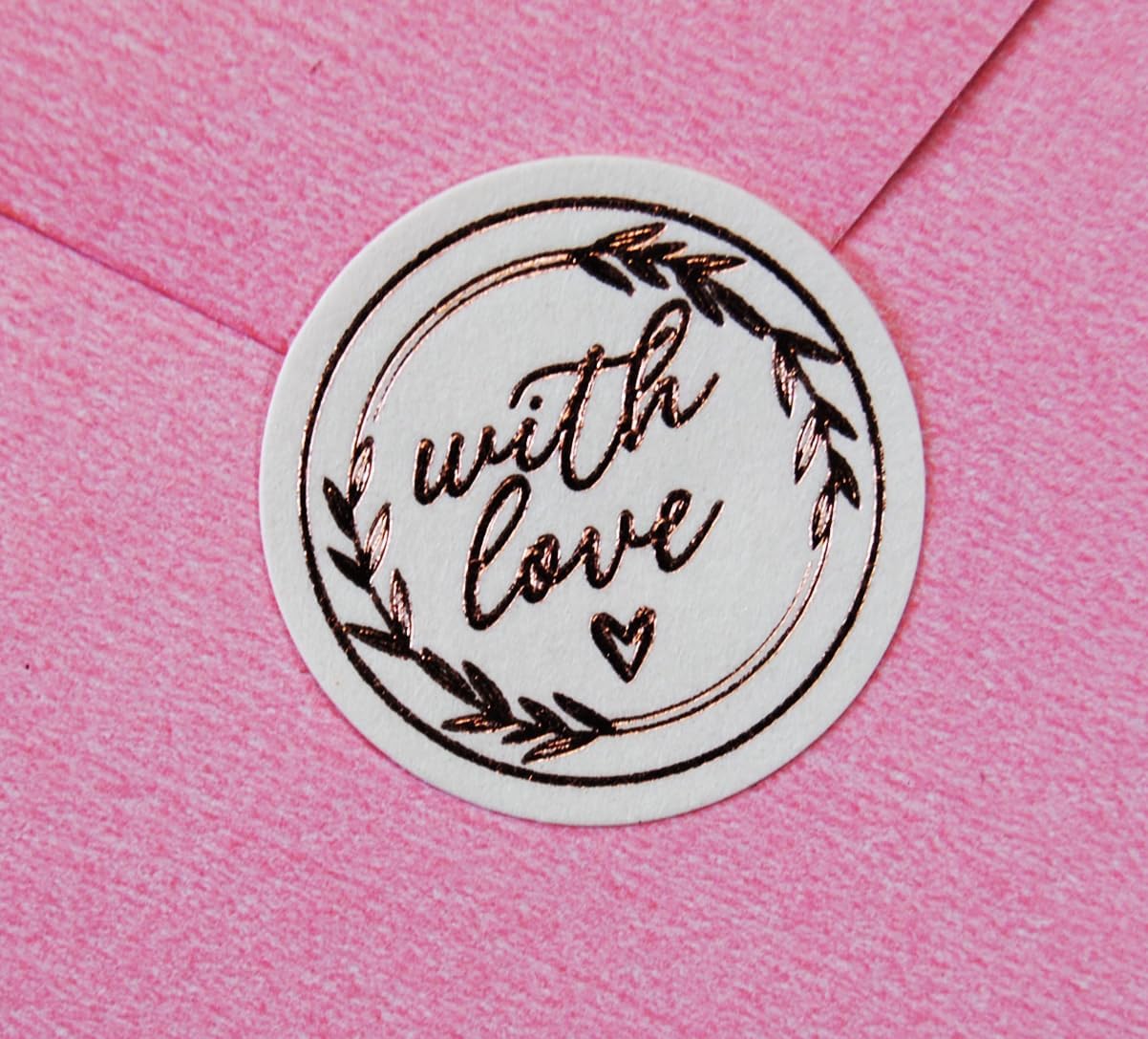 Amazon.com: Textured with Love Rose Gold Embossed Envelope Seal ...