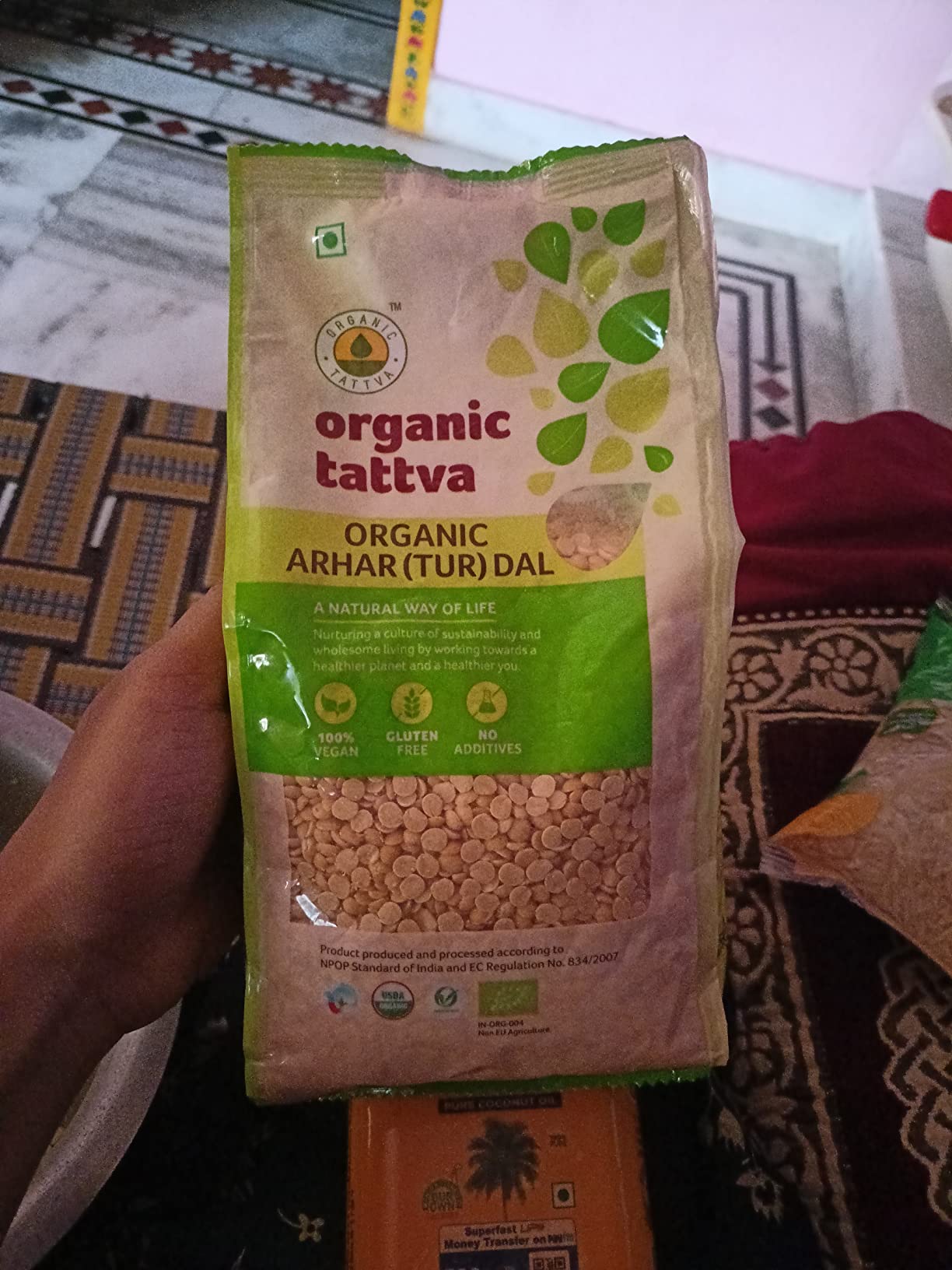 Organic Tattva Toor Dal, 1kg (Pack of 2) : Amazon.in: Grocery & Gourmet ...
