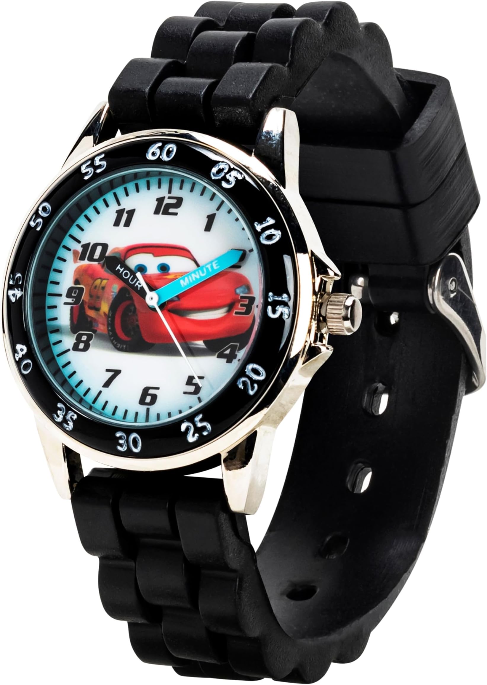 Disney Pixar Cars Lightning McQueen Time-Teaching Watch for Kids with ...