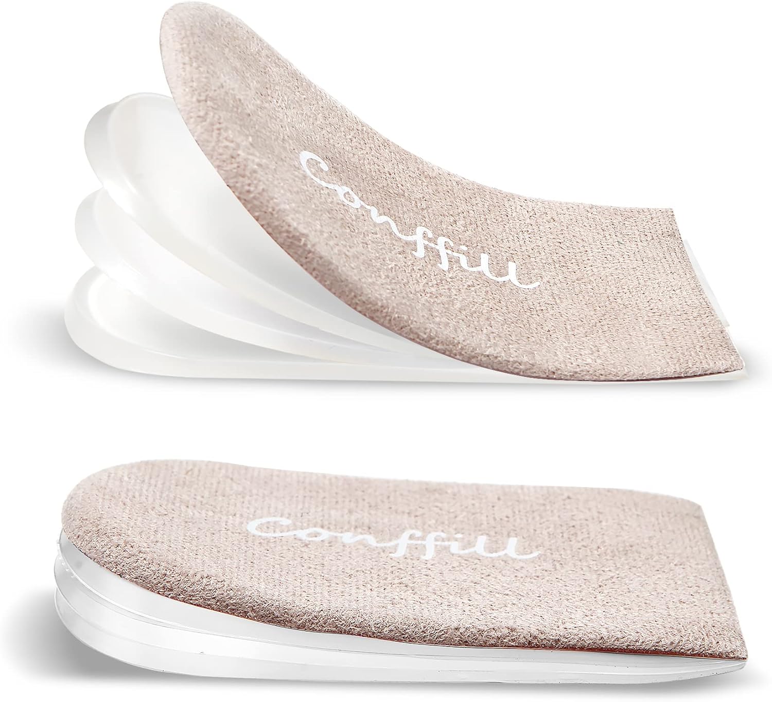 Adjustable Orthopedic Heel Lift Inserts Gel Height Increase Insoles for ...