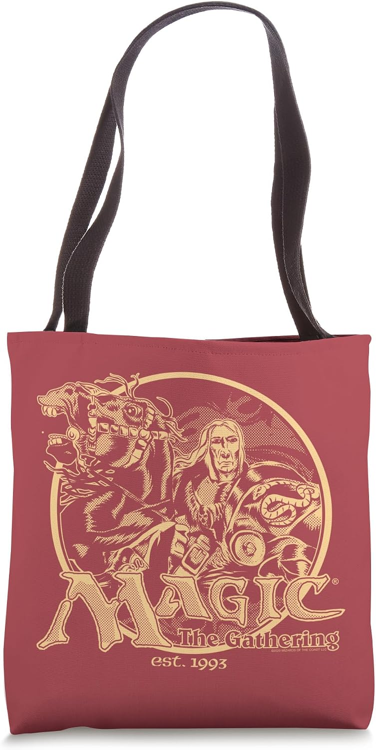 Amazon.com: Magic: The Gathering Est. 1993 Retro Logo Tote Bag ...