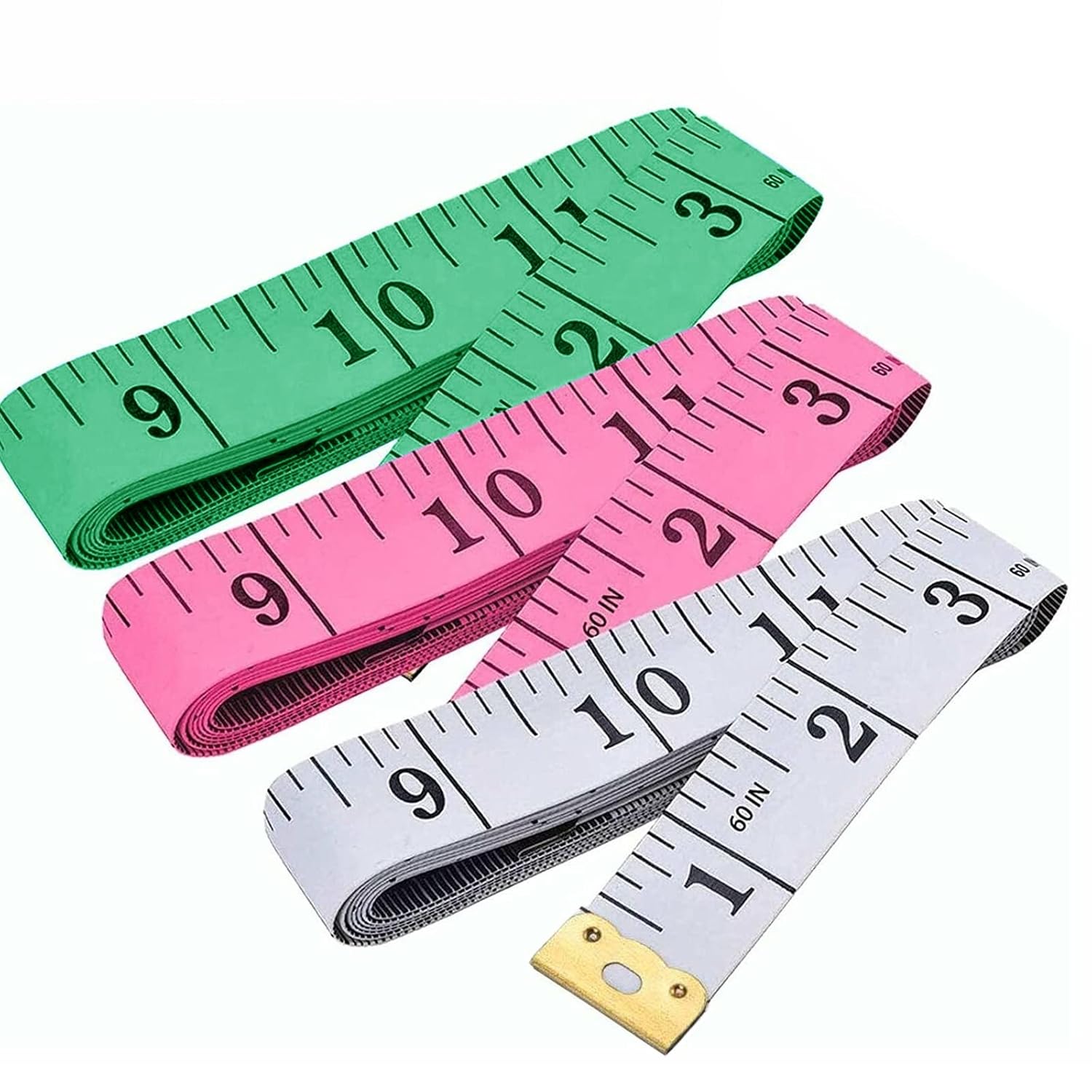 Cinta Métrica Suave, 150 cm/60 pulgadas Métrica Suave De Sastre, 3 Piezas Cinta Métrica Para El ...