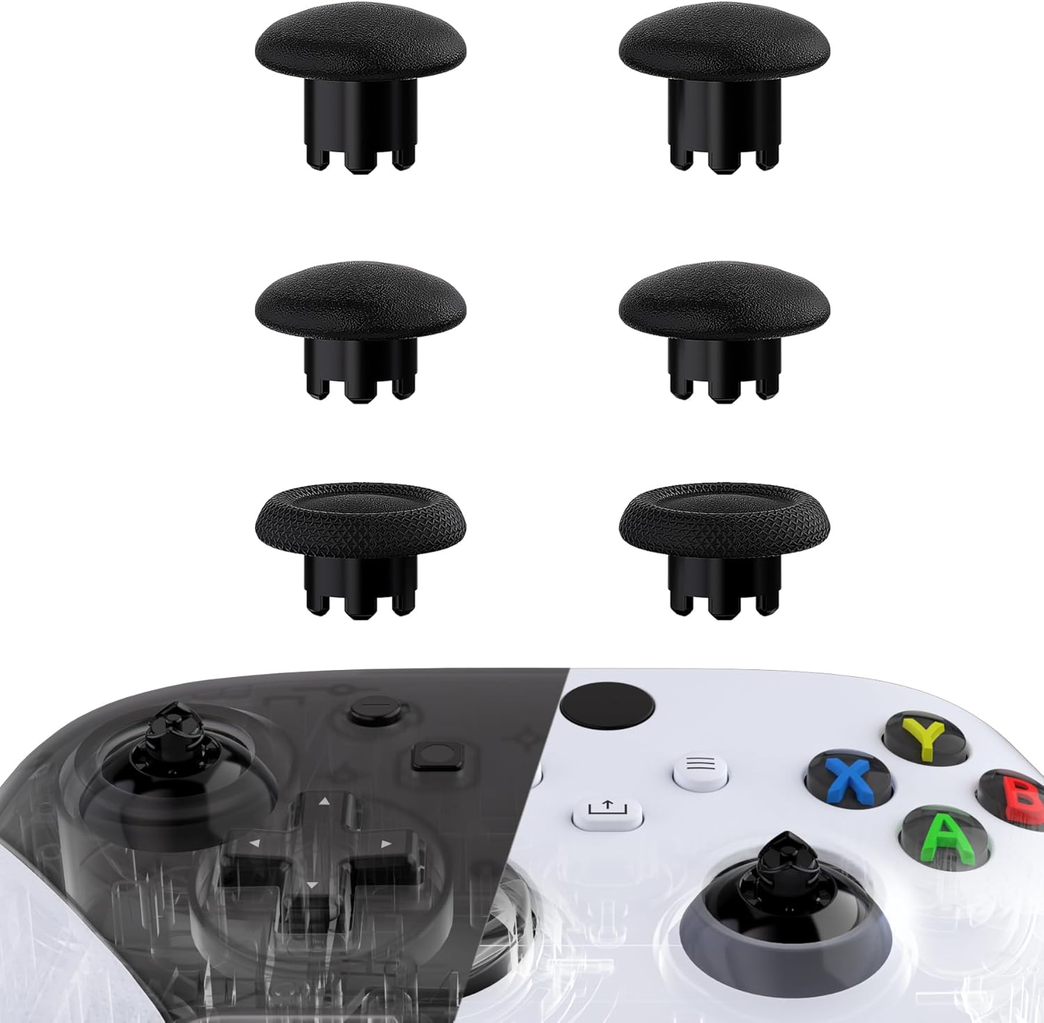 Amazon.com: eXtremeRate Edge Sticks Interchangeable Thumbsticks for ...