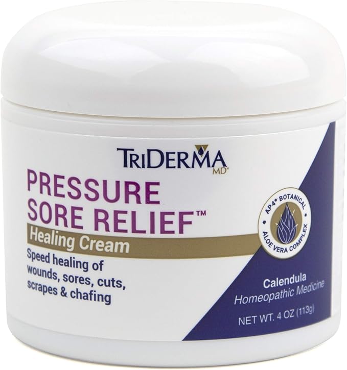 Amazon.com: TriDerma MD Pressure Sore Relief Healing Cream for Bed ...