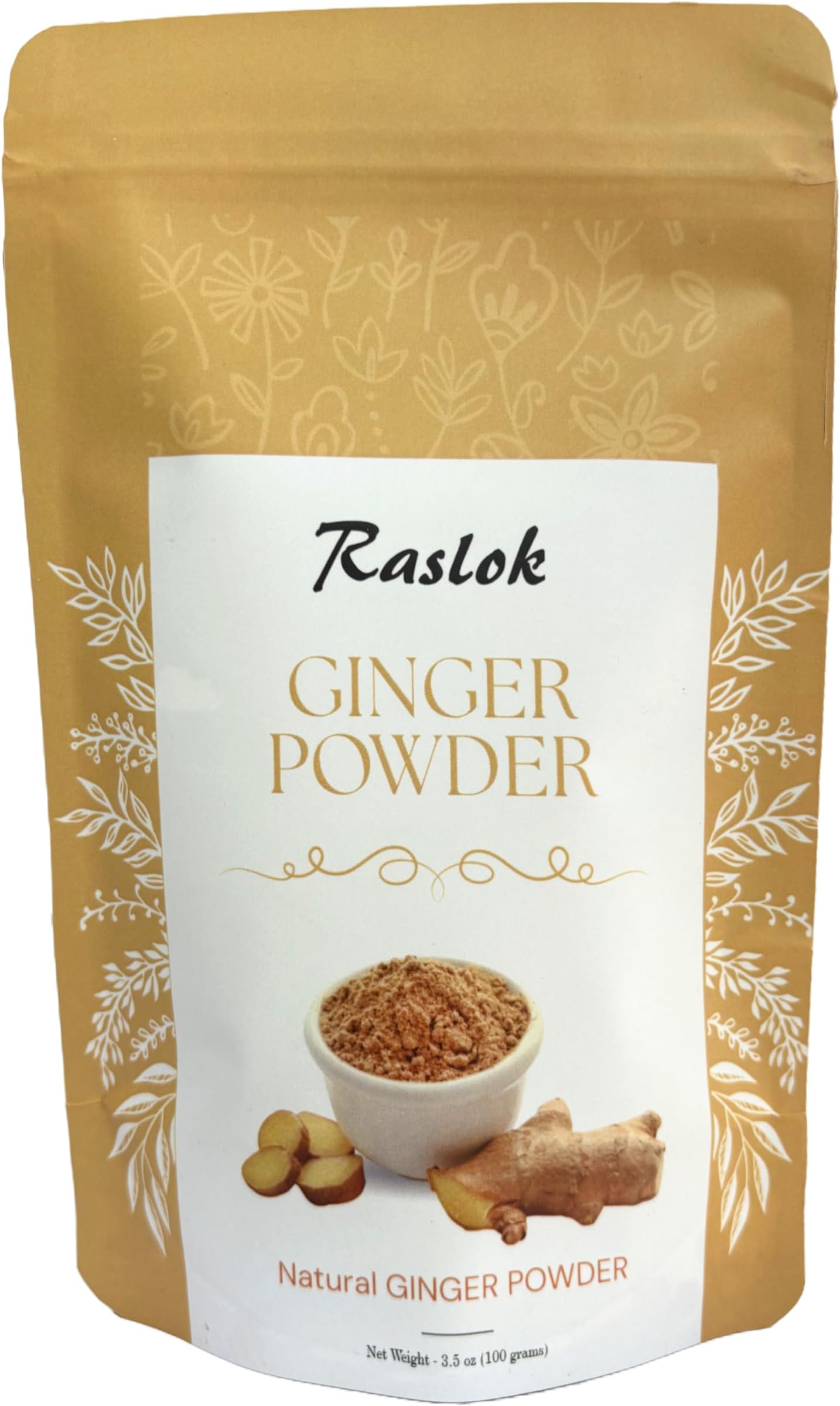 Amazon.com : Raslok Ginger Powder | Finely Ground for Easy Mixing, Raw ...