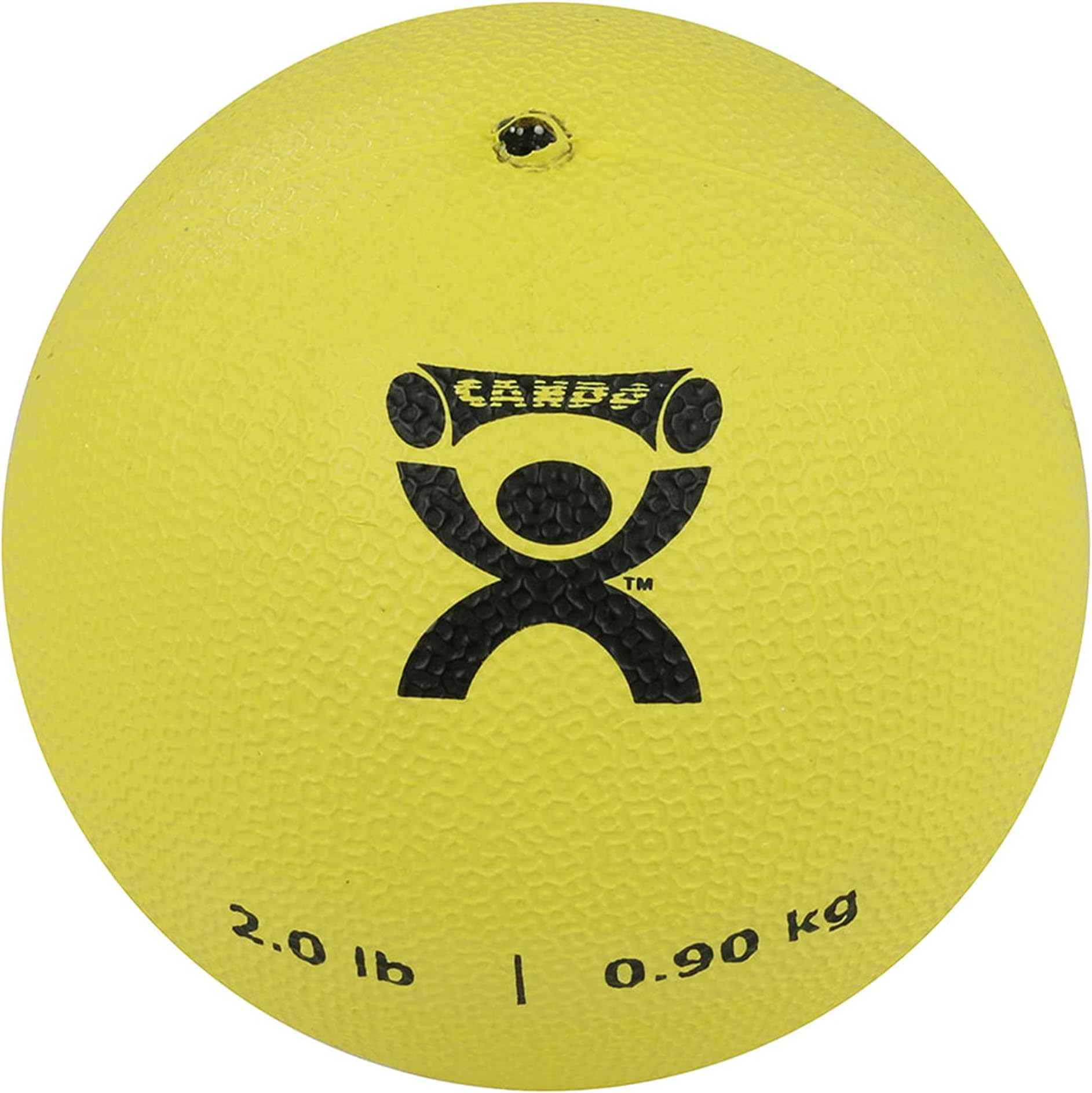Amazon.com: CanDo Soft Medicine Ball 5" Diameter 2lb Yellow Exercise ...