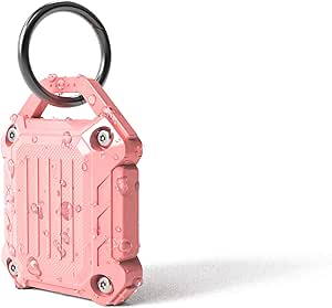 Amazon.com: Dovick- Waterproof Airtag Keychain Holder Case,Screw Full ...