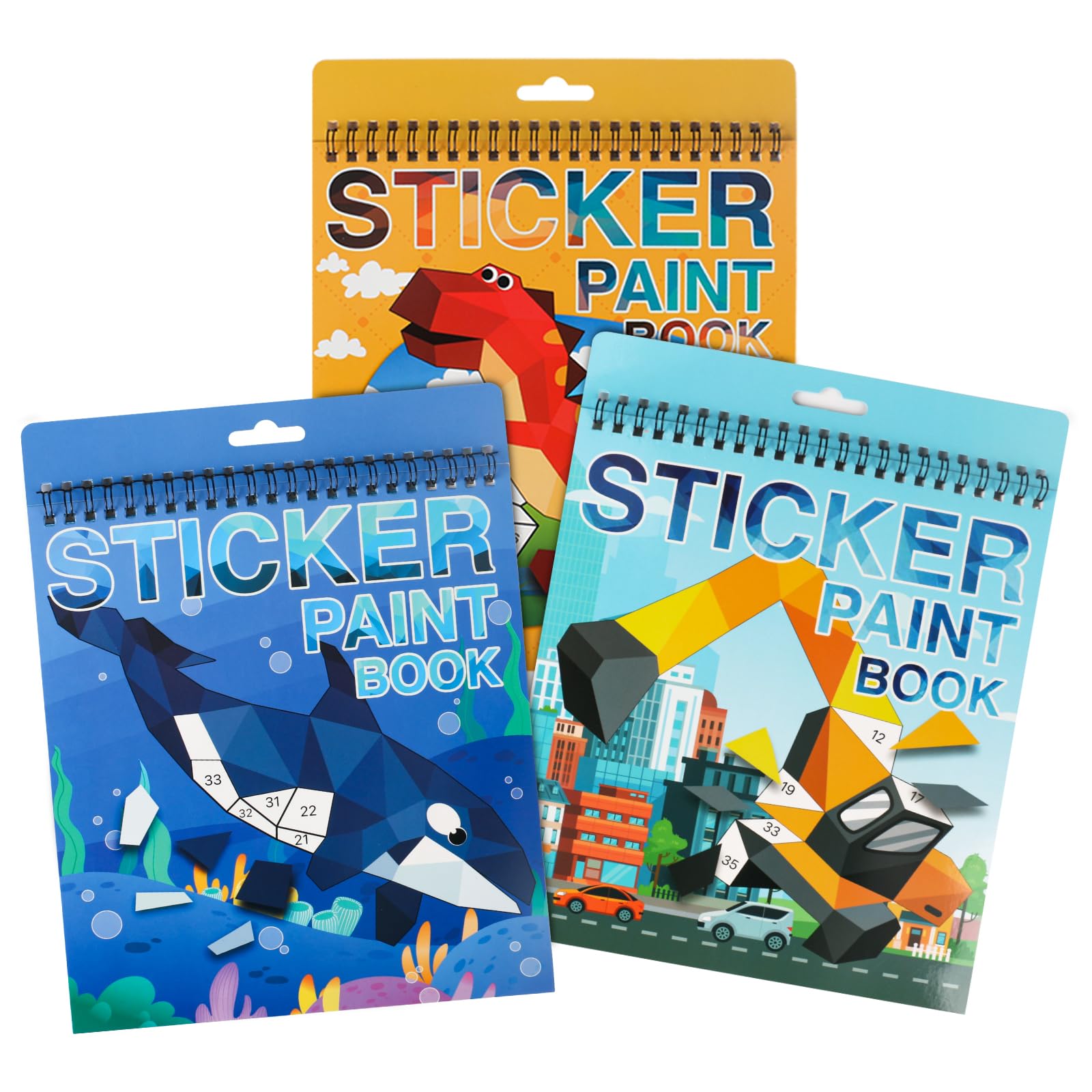 Amazon.com: Reusable Sticker Book for Kids, Car Stickers Crafts for ...