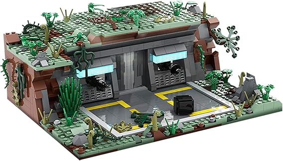 Amazon.com: ECUNORC Space Wars Collection Base Outpost on Kashyyyk ...