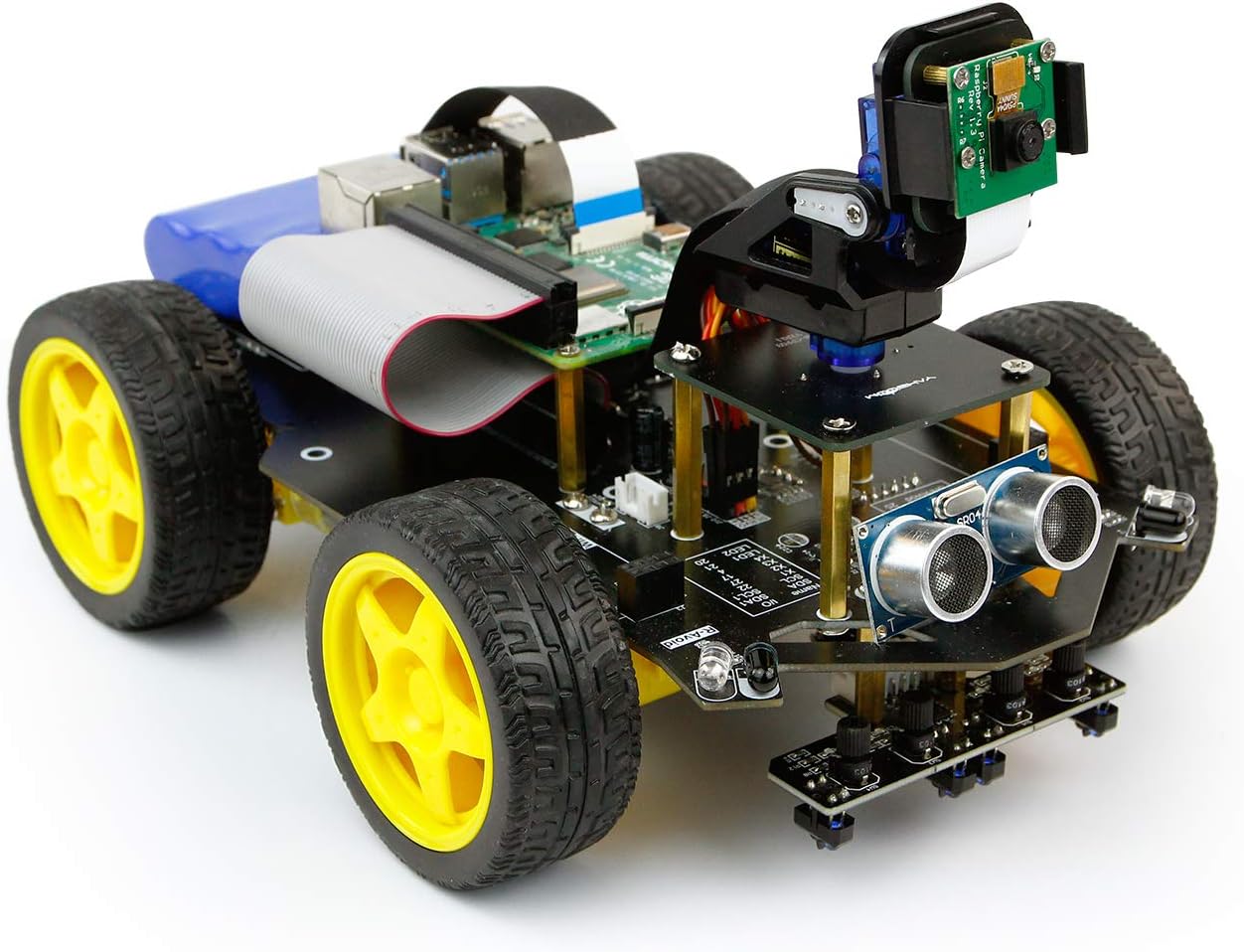 Yahboom Robot Car Kit Raspbot Smart Robotic for Raspberry Pi 4B DIY ...