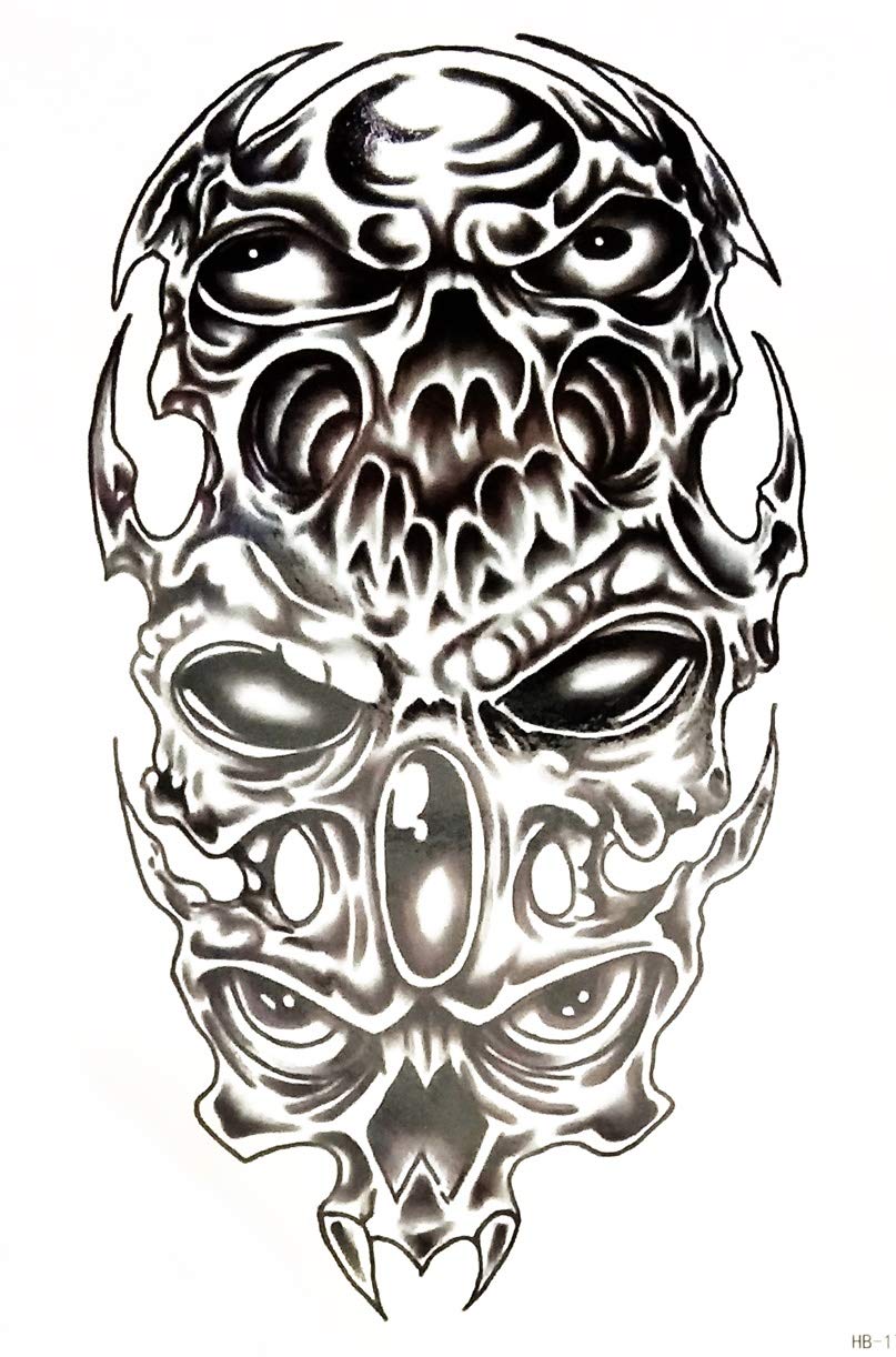 Demon Faces In Smoke Tattoo Hannya Mask With Smoke Tattoo Design