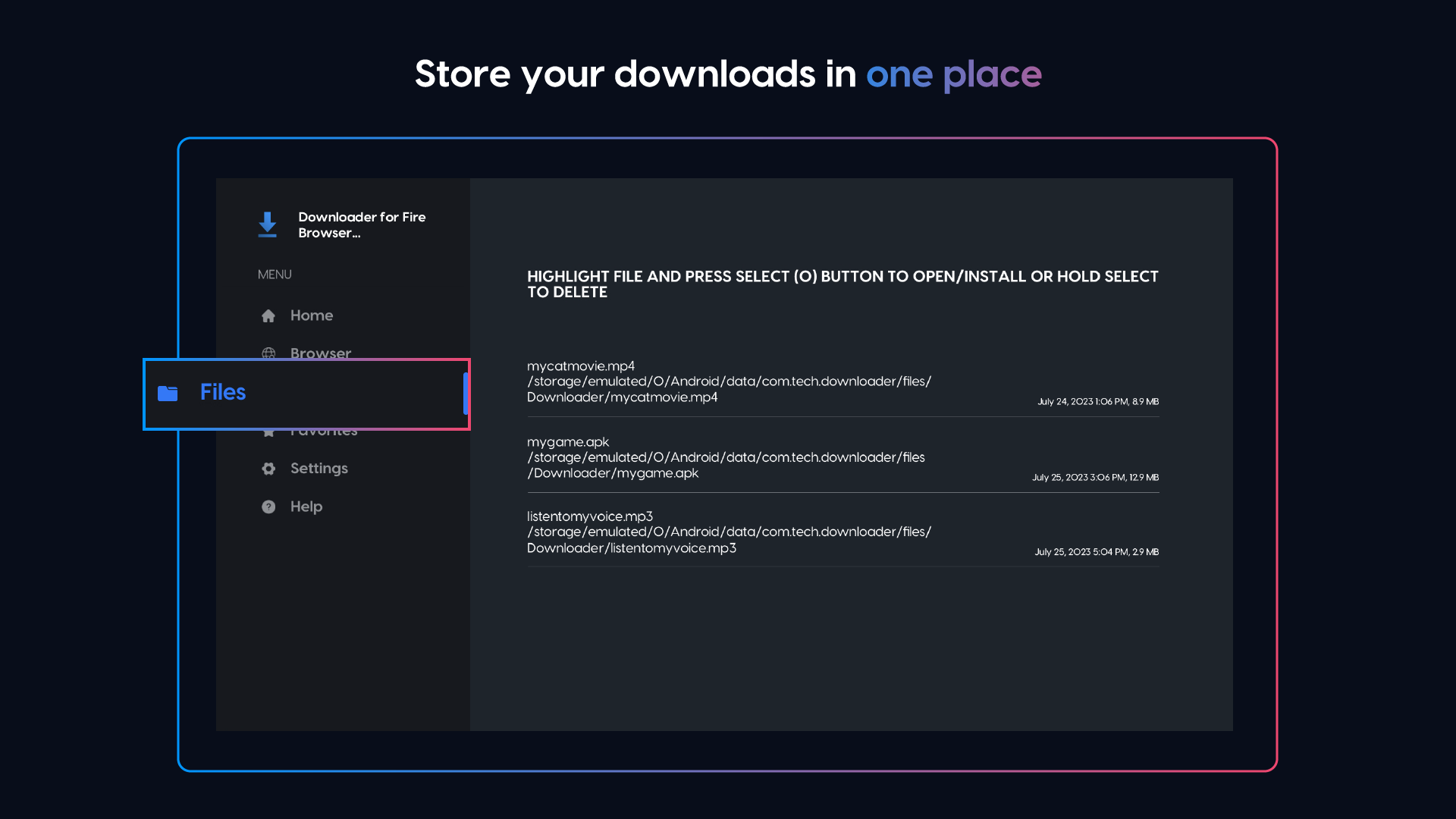 Downloader for Fire, Browser... - App on Amazon Appstore