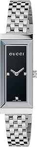 Amazon.com: Gucci G-frame reloj para mujer (modelo: YA127504), Negro ...