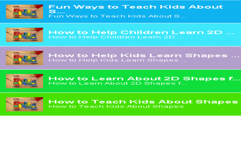 Teach Shapes for Kids - App on Amazon Appstore