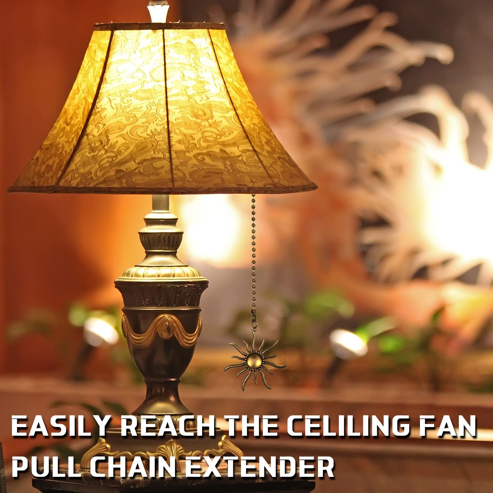 Whimsical Home Decor Coppe Ceiling Fan Pull Chain Set - Decoative Totem ...