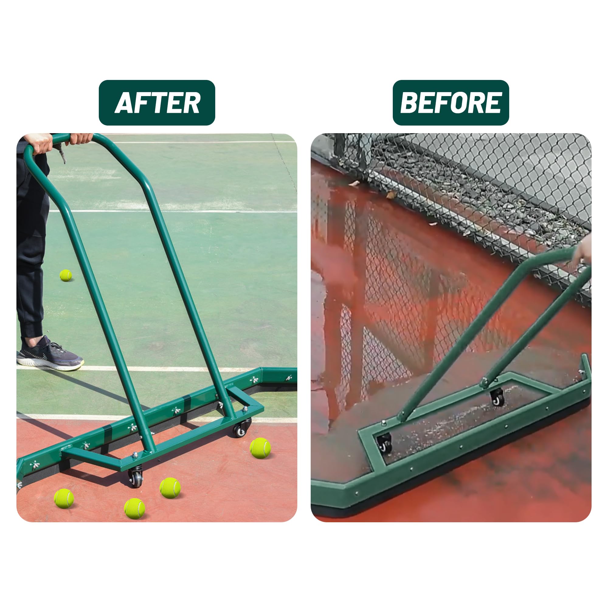 Tennis Court Squeegee Vermont Rol-Dri Tennis Court Roller Squeegee ...