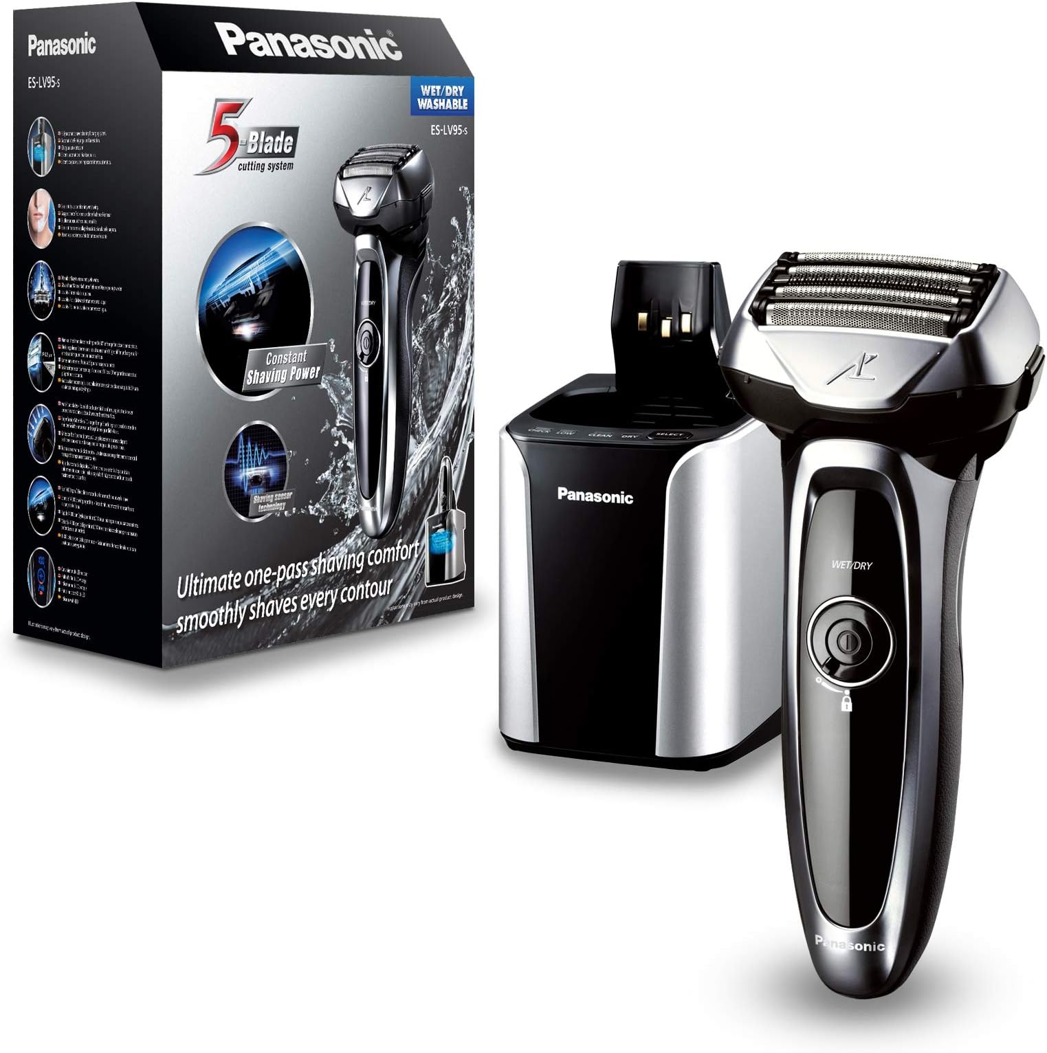 Amazon.com: Panasonic Electric Razor for Men, Electric Shaver, ARC5 ...