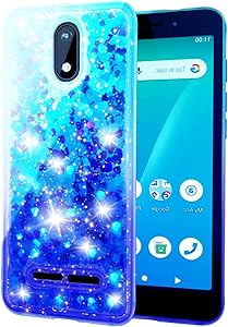 Amazon.com: QSEVNSQ for Unimax UMX U696CL Phone Case Glitter Bling ...