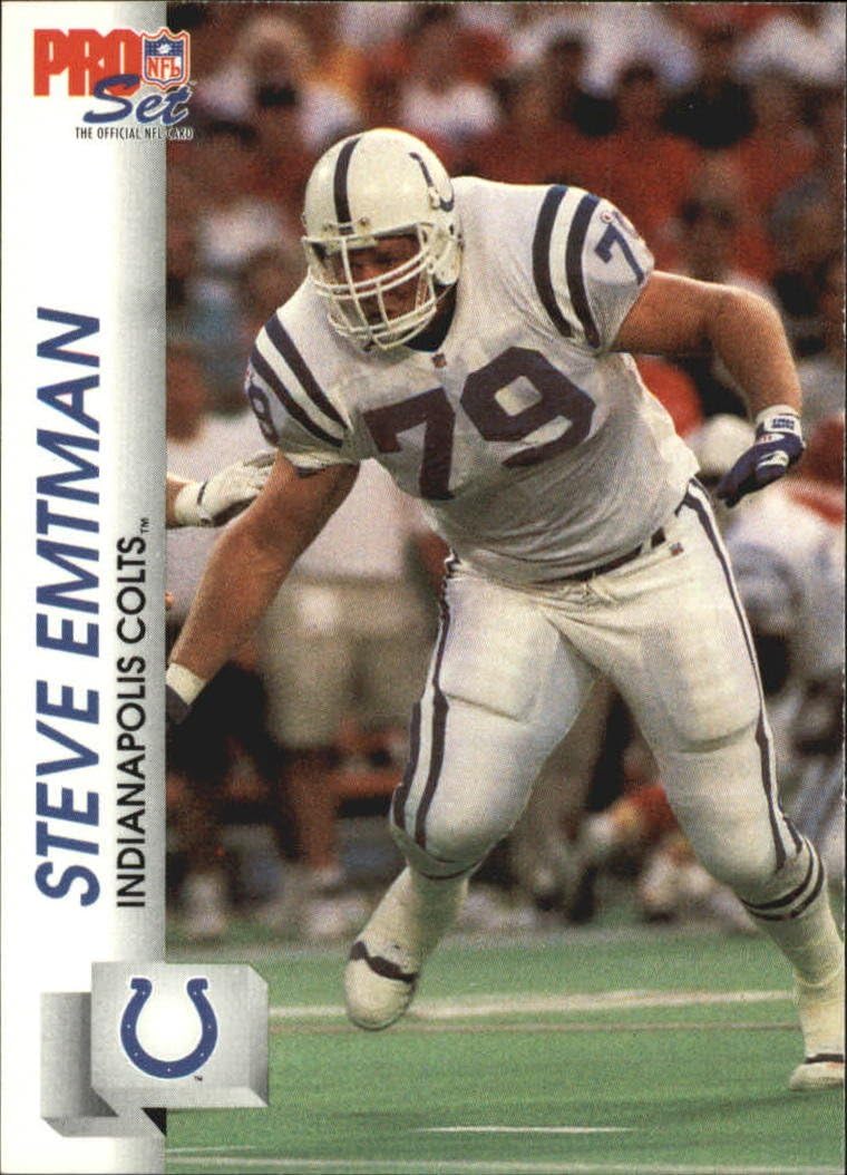 Amazon.com: 1992 Pro Set Football #523 Steve Emtman RC : Toys & Games