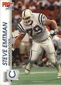 Amazon.com: 1992 Pro Set Football #523 Steve Emtman RC : Toys & Games