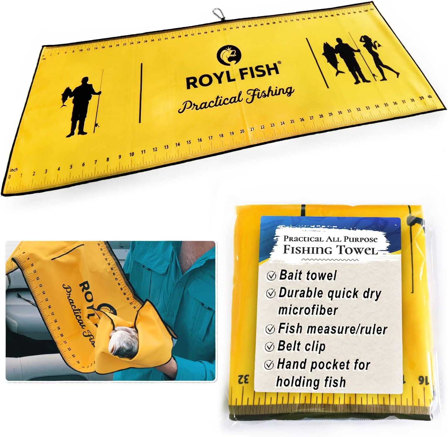Amazon.com: Dead Fish Gear Fishing Towel (3 pack) : Sports & Outdoors