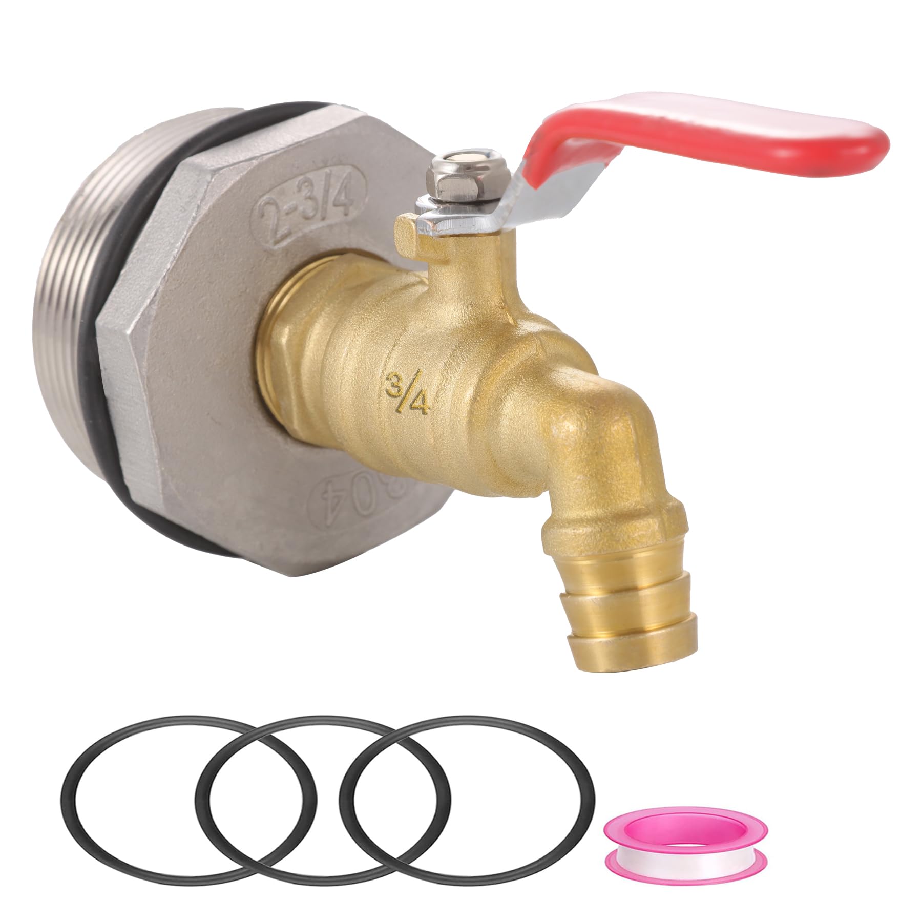 Amazon.com: Ceaeso 2" Drum Faucet for 55 Gallon Drum,3/4 inch Brass ...