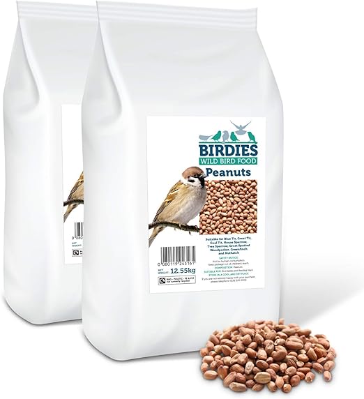 Birdies Wild Bird Food- Premium Peanuts - Bird Food for Wild Birds ...
