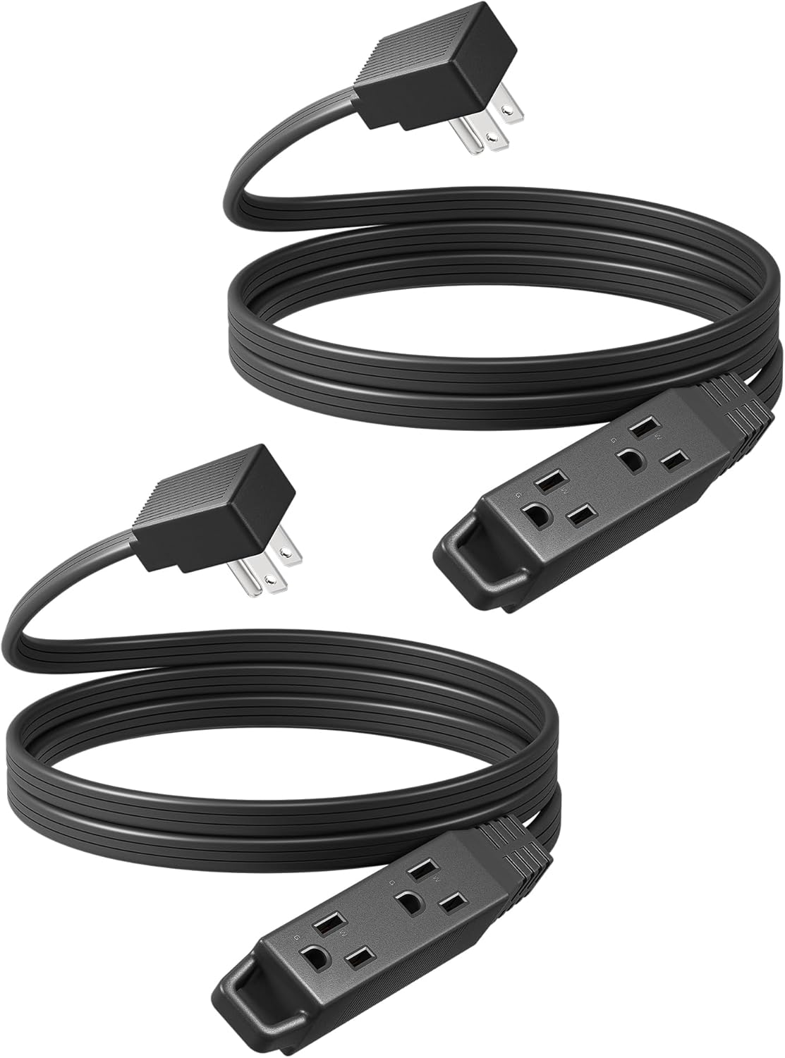Amazon.com: DEWENWILS 6FT Flat Plug Extension Cord, 3 Prong Ultra Thin ...