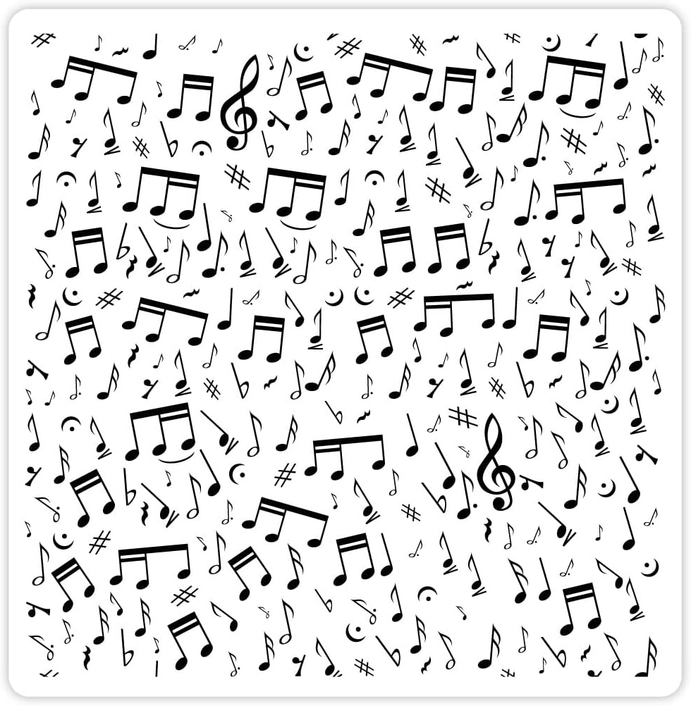 Amazon.com - Love of Music Crazy Notes Sticker Decal 4" x 4"