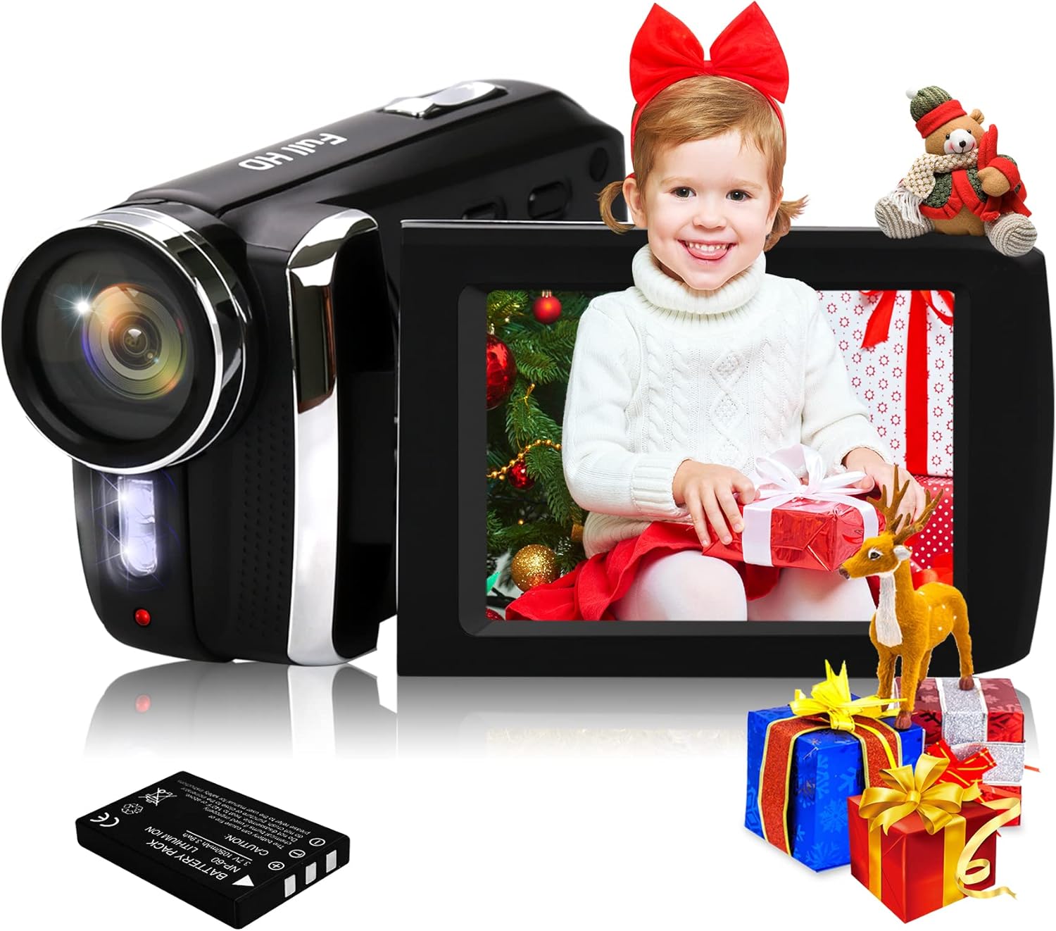 Caméra vidéo numérique 2.7K pour Enfants/étudiants/débutants, 2.7K ...